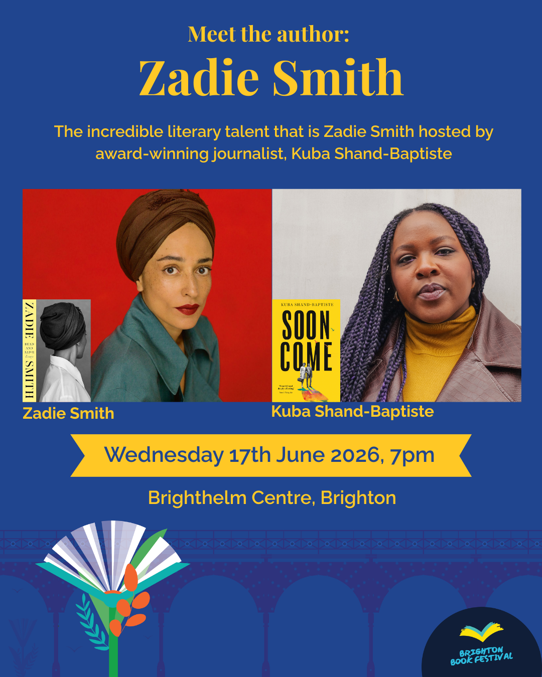 Meet the Author: Zadie Smith – Brighton Book Festival